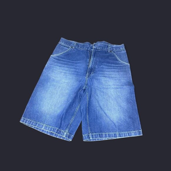 Express | Shorts | Baggy Faded Blue Carpenter Jorts | Poshmark